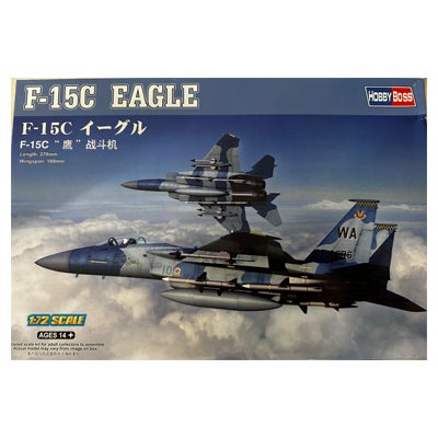 HobbyBoss 1/72 F-15C Eagle Fighter Plastic Model Kit 1:72 | Moorabbin Air Museum