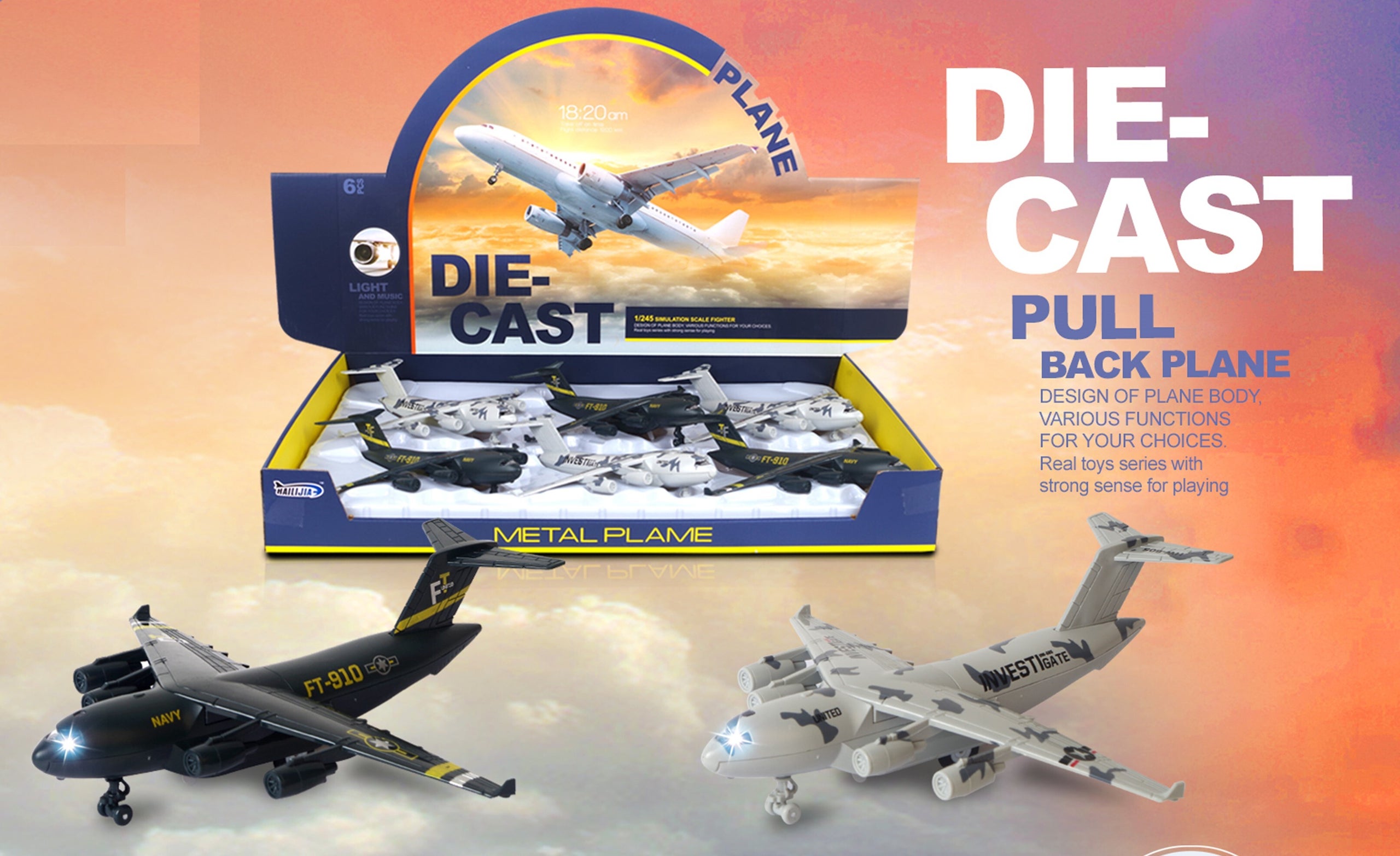 Diecast C-17 Transporter Plane - assorted | Moorabbin Air Museum