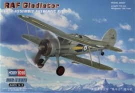 HobbyBoss RAF Gladiator Model Kit 1:72 | Moorabbin Air Museum