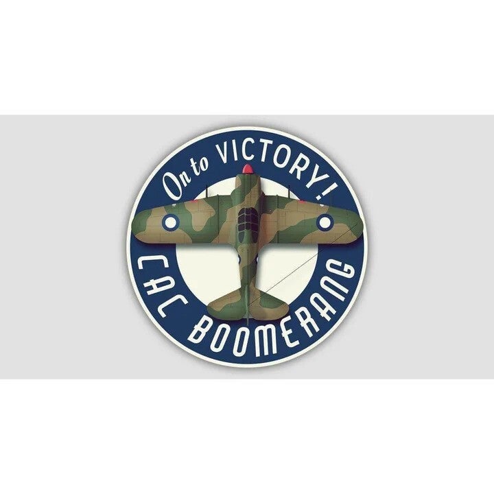 CAC Boomerang Sticker - Victory | Moorabbin Air Museum
