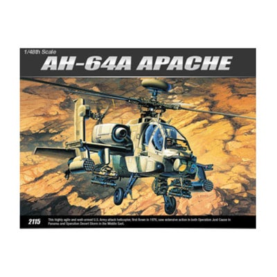 Academy AH-64A Apache Helicopter Model Kit 1:48 | Moorabbin Air Museum