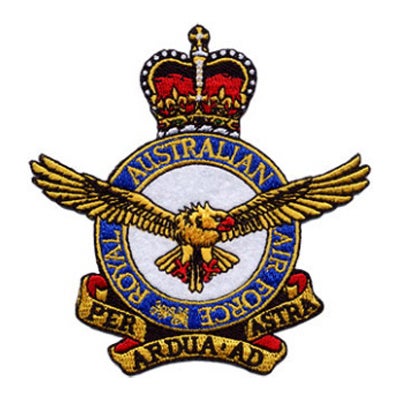 RAAF Crest Cut Out Embroidered Patch | Moorabbin Air Museum