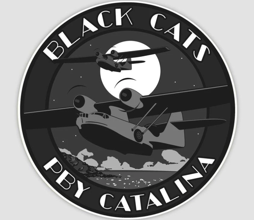 Black Cats PBY Catalina Sticker | Moorabbin Air Museum