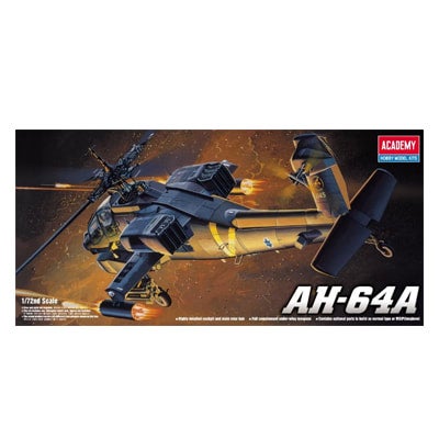 Academy AH-64A Apache Helicopter Model Kit 1:72 | Moorabbin Air Museum