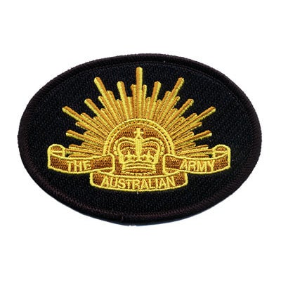 Australian Army Rising Sun Embroidered Patch | Moorabbin Air Museum